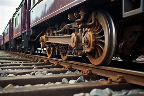 火车在铁轨上行驶高清图片下载 正版图片600693113 摄图网 火车在铁轨上行驶高清图片下载 正版图片600693113 摄图网