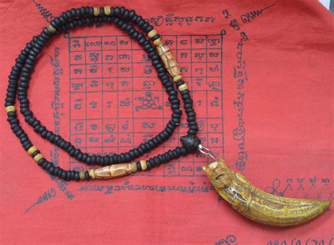 Tiger Amulets Holy Script Yahn Sex Enhance Buddha Amulet Trakut