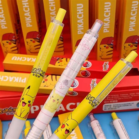 Genuine Original Pikachu Pen Pikachu Blind Box Pikachu Gel Pen 0 5mm Pokemon Pen Hobbies And Toys
