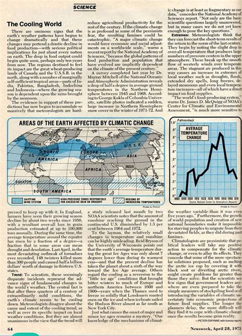 The Ice Age Cometh News From 1974 The White Rose Uk