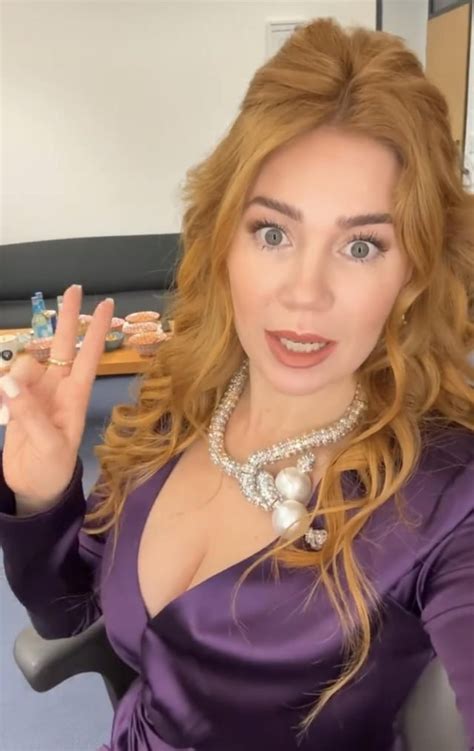 Busty German Tv Celeb Palina Rojinski Is Sharing Her Big Tits Cleavage
