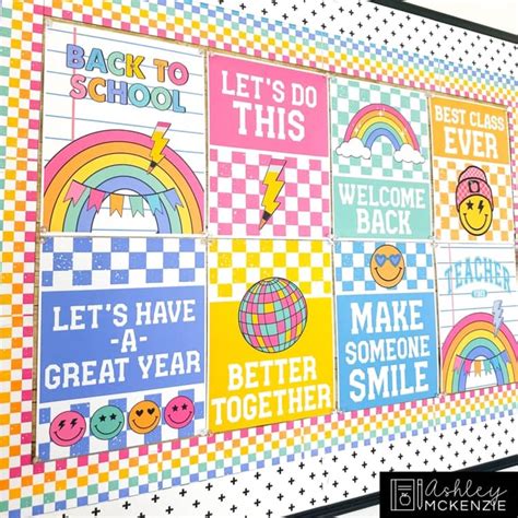 Back To School Classroom Posters Editable Classroom Decor Bts Smiles