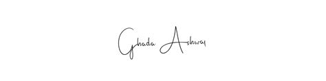 79 Ghada Ashwal Name Signature Style Ideas Creative Autograph