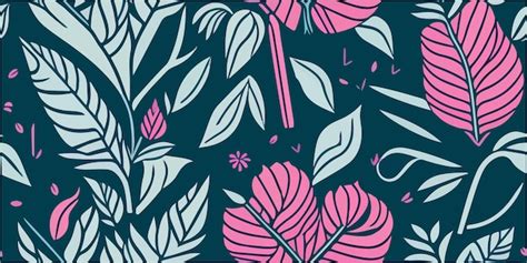 Premium Vector Geometric Pink Roses Pattern Vector Illustration With