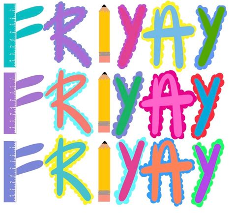 Friyay Digital Png Friyay School Teacher Life Teacher T Popular