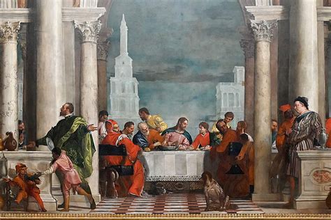 Paolo Veronese The Feast In The House Of Levi Accademia Galleries Venice