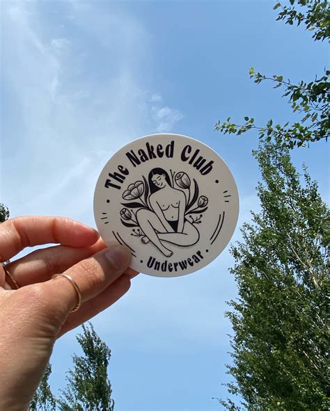 Sticker Illustration Women Illustration Naked The Naked Club