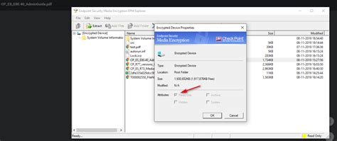 solved media encryption offline encrypted file access wit check