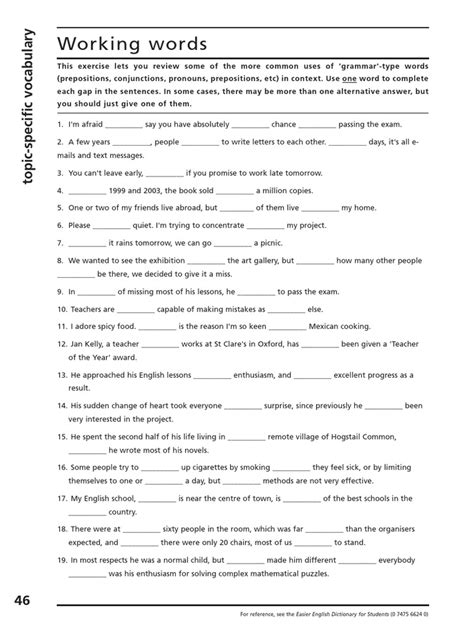 Check Your English Vocabulary For Fce Dragged Pdf English