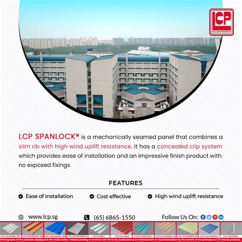 Our Spanlock® Standing Lcp Building Products Pte Ltd