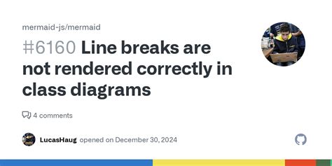 Line Breaks Are Not Rendered Correctly In Class Diagrams · Issue 6160