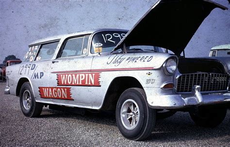Gasser Wagon Chevy Nomad Drag Racing Wagon