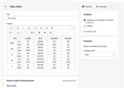 3 Ways Of How To Add Shopify Size Chart In 2026 Belvg Blog