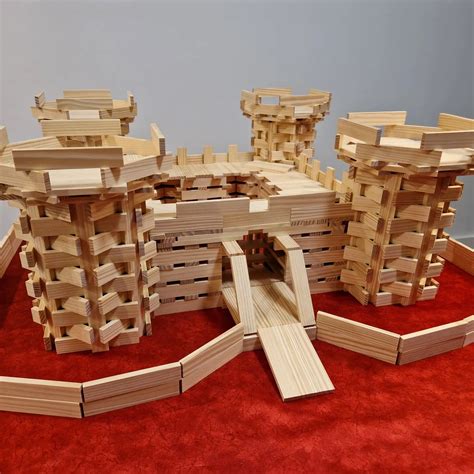 Kapla Wooden Plank Models And Timelapse Builds