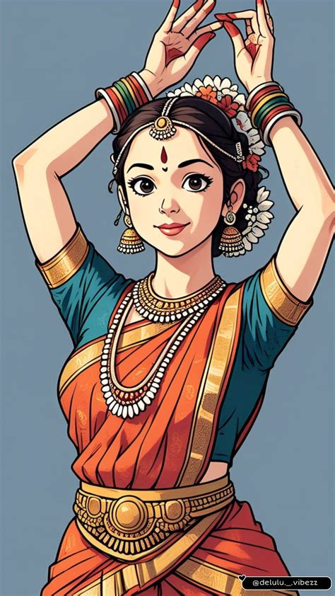 Mention Your Favourite Classical Dancerrrrr👀🌻 Illustration Art