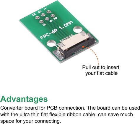 Buy MECCANIXITY FPC FFC Converter Connector Board P Mm On Socket Side Back Mm To DIP