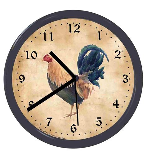 Rooster Sound Clock At Vivian Beck Blog