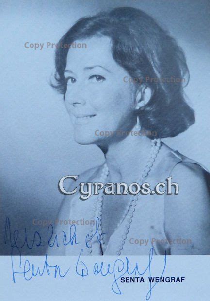 Senta Wengraf 1924 2020 Schauspielerin Sign Foto Gebraucht In