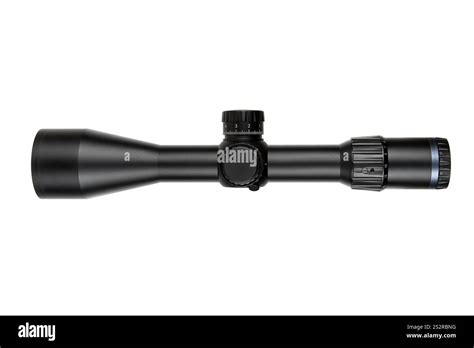A High Quality Black Rifle Scope With Multiple Adjustment Knobs