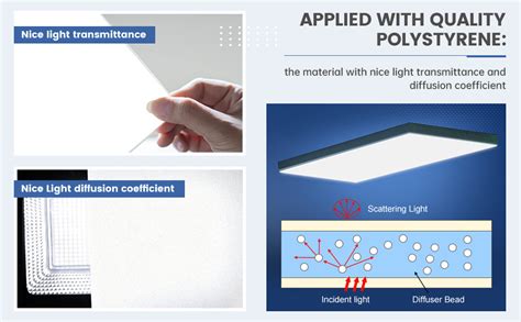 Pushglossy 6 Pack 225 X 465 X 008 Frosted Fluorescent Light