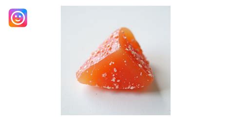 Realistic Dalgona Candy With Triangle Shape Photorealistic Style Emoji Ai Emoji Generator