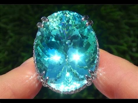 Top Quality Paraiba Color Tourmaline Jewellery Size Crystals Materials Craft Supplies And Tools