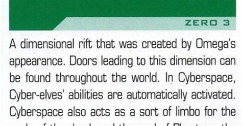 Mega Man Zero Official Complete Works Cyberspace Description Page 164