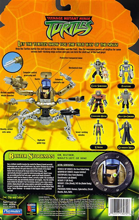 Teenage Mutant Ninja Turtles Baxter Stockman 2003 Boo Gleech