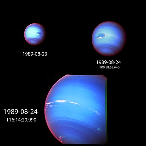 The Dark Spot On Neptune From Voyager 2