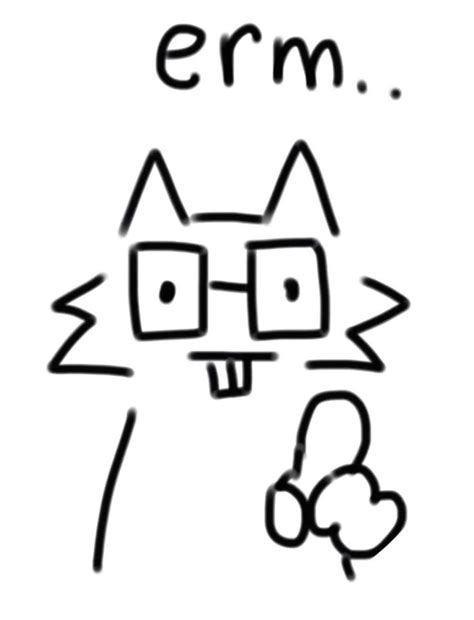 Nerd Cat Funny Doodles Cute Easy Doodles Cute Doodle Art