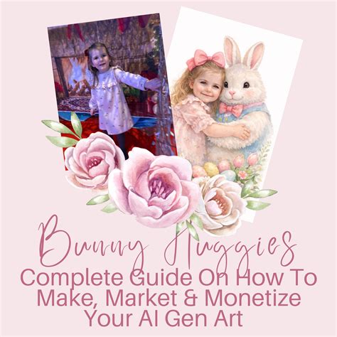 Easter Bunny Huggies Ai Art Masterclass How To Create Market