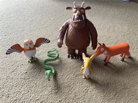 The Gruffalo Figures Complete Set Owl Mouse Snake Fox Julia