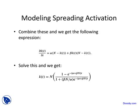 Modeling Spreading E Commerce Lecture Slides Docsity