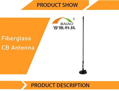 28mhz Fiberglass Cb Base Station Antenna Omni Directional Rg58