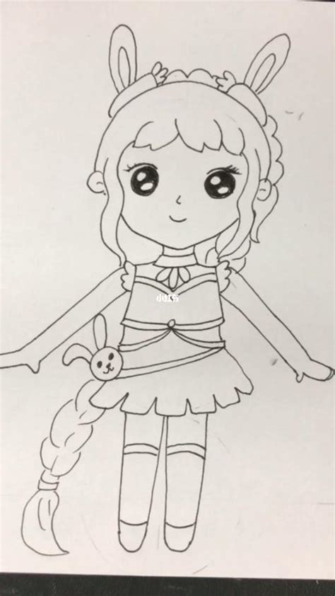 小舞简笔画全身过程 简笔画图片大全 普车都