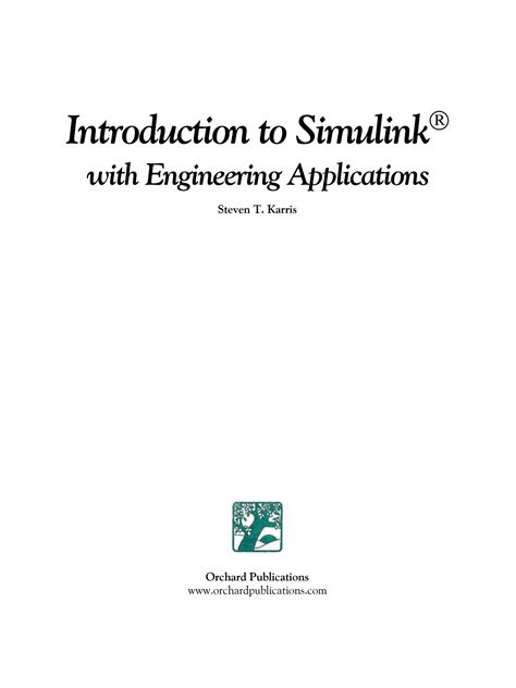 Solution Introduction To Simulink With Engineering Applications Steven
