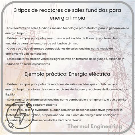 3 Tipos De Reactores De Sales Fundidas Para Energía Limpia