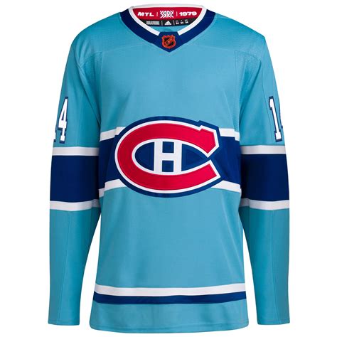 Nick Suzuki Montreal Canadiens Light Blue Reverse Retro 2 0 Primegreen