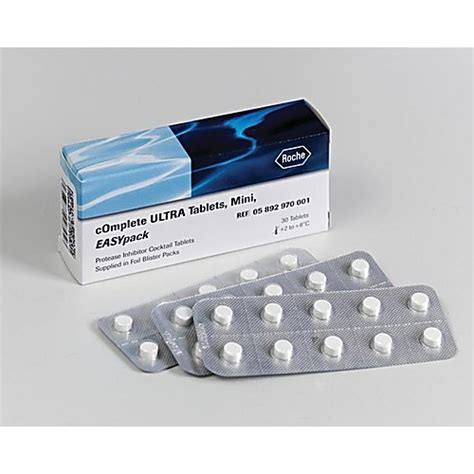 Roche Complete™ Ultra Tablets Mini Easypack Protease Inhibitor