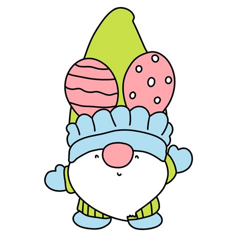 Cute Easter Gnome Bunny Gnome Rabbit Gnome Easter Elements 19078758 Png