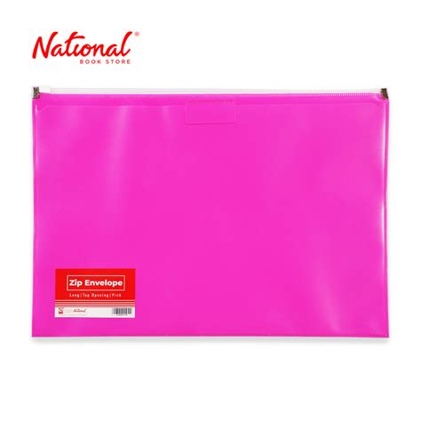 Best Buy Zip Envelope Long Top Opening Pink
