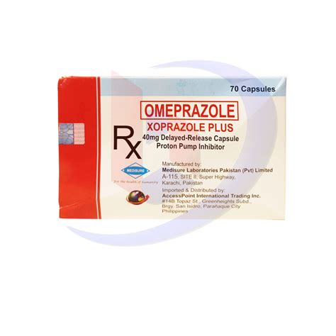 Omeprazole Xoprazole Plus 40mg Delayed Release Capsule 70s Bambang