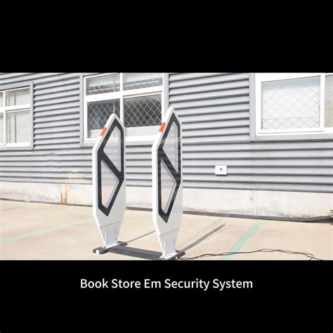 Library Security Alarm System Eas Detection Antenna Acrylic Scanner
