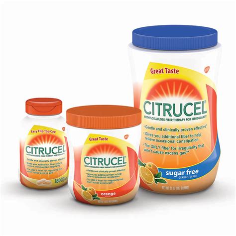 Citrucel Sugar Free Fiber Powder Orange 32oz Amerikanpaketim