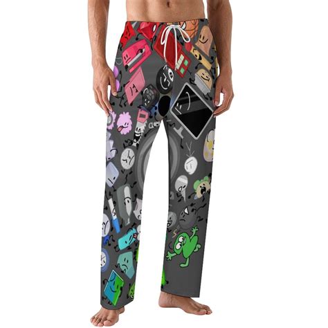 Bfdi Battle For Dream Island Mens Pajama Pants Cozy Soft Lounge Sleep Pajamas Pants Daily Home