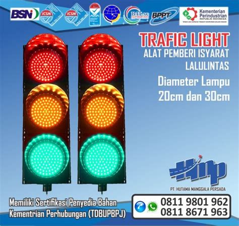LAMPU MERAH LALU LINTAS Pabrik Rambu
