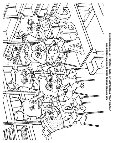 Class Coloring Page