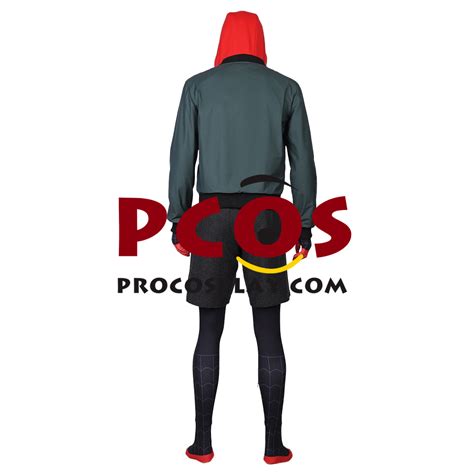 Movie Into The Spider Verse 2 Miles Morales Little Black Spider Cosplay