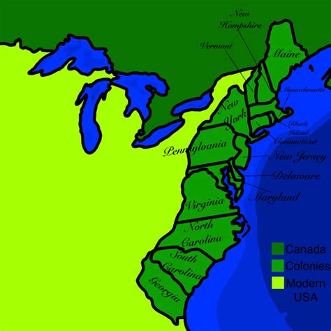Original 13 Colonies Map Plymouth 13 Colonies Map