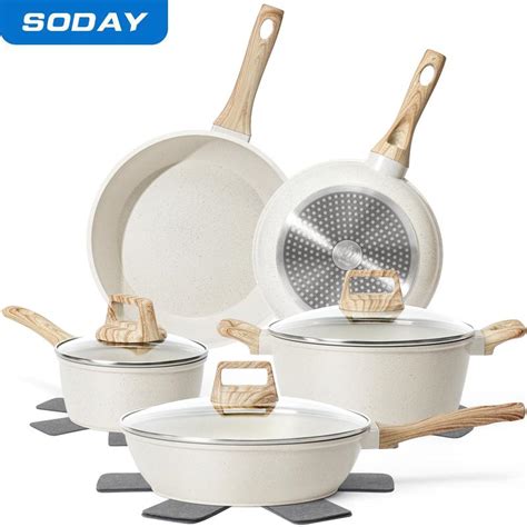 Soday 12pcs Pots And Pans Set Non Stick Kitchen Cookware Set Tiktok Shop